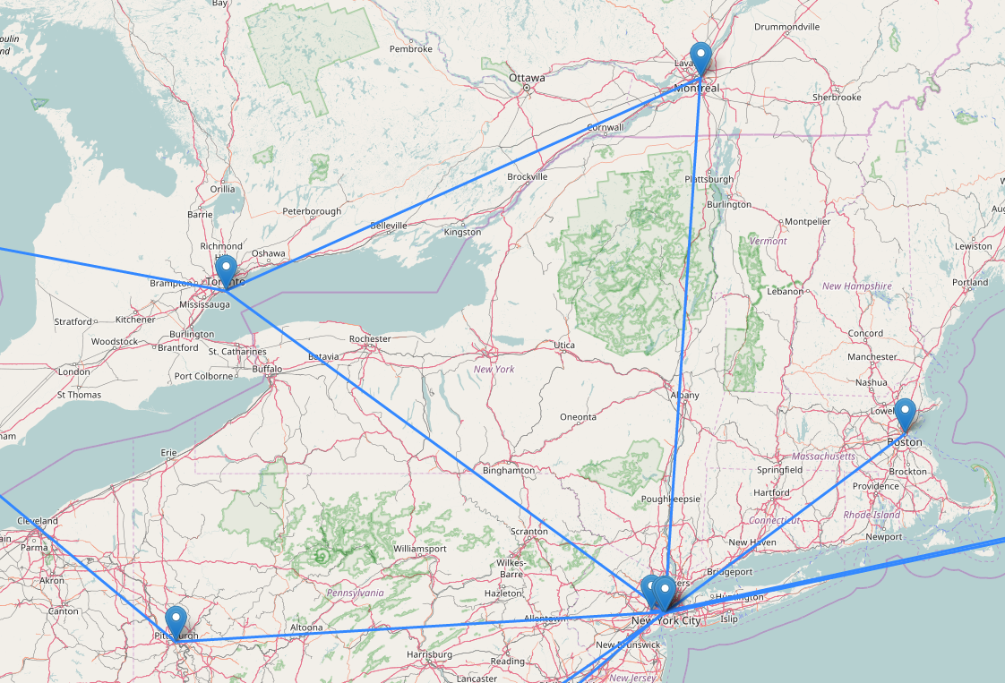 Delimiter has directly connected to Toronto for better Canadian access